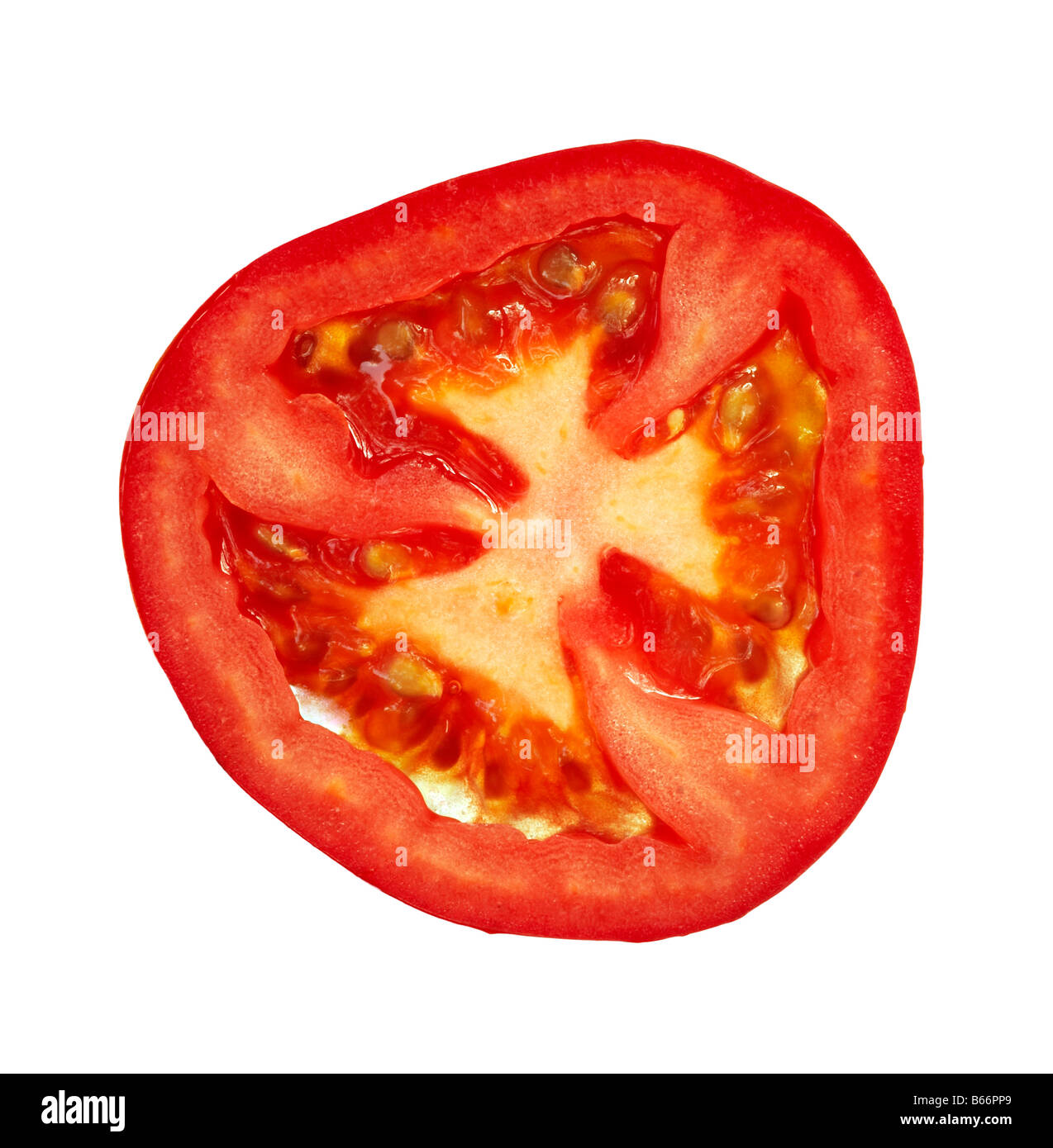 Detail of the slice of tomato Stock Photo - Alamy
