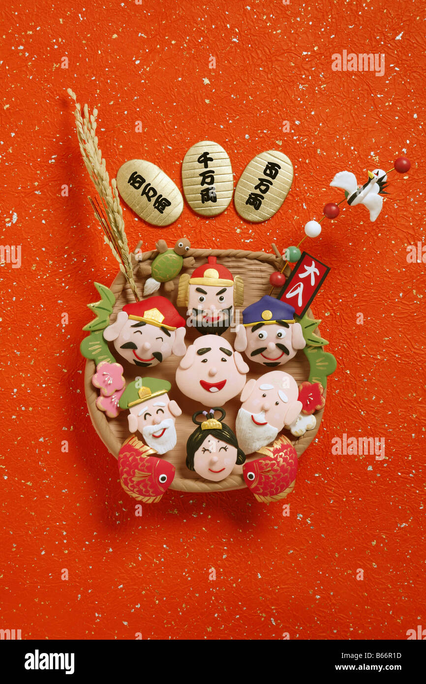 Seven lucky gods hi-res stock photography and images - Alamy