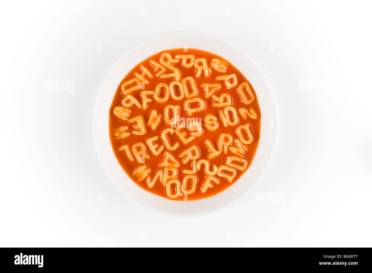Alphabet spaghetti letters hi-res stock photography and images - Alamy