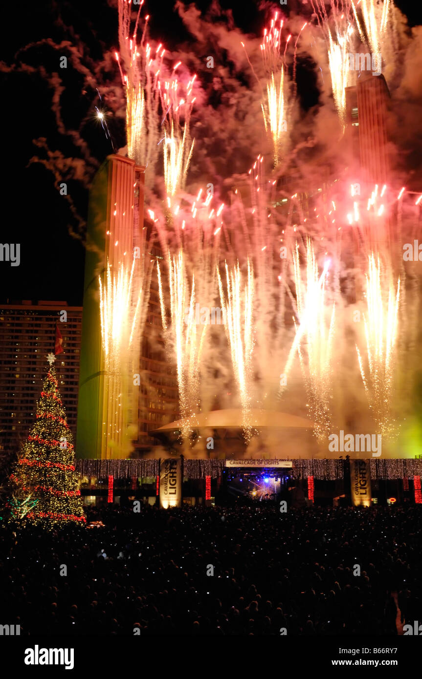 Nathan phillips square fireworks hi-res stock photography and images ...