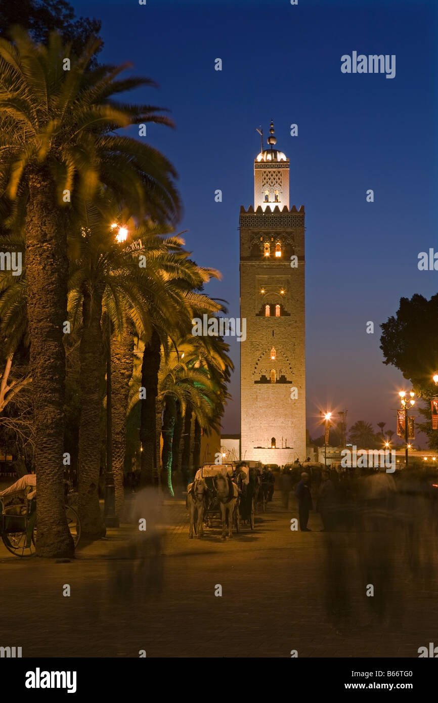 Koutoubia Mosque, Marrakesh, Morocco Stock Photo - Alamy