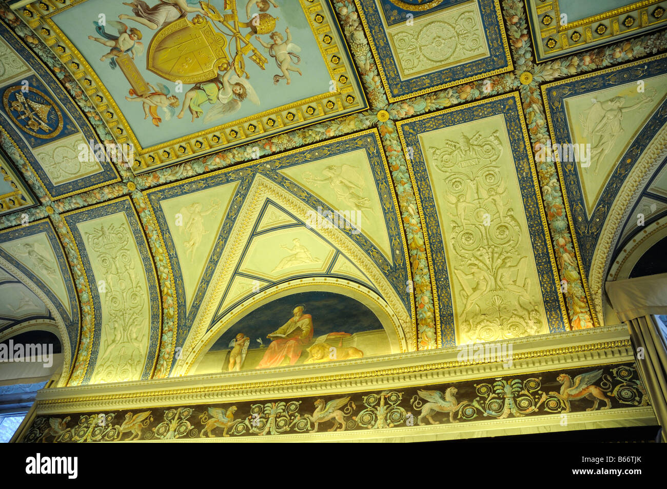 The Treasures in the Vatican Museum, Vatican City, Rome, Italy Stock ...