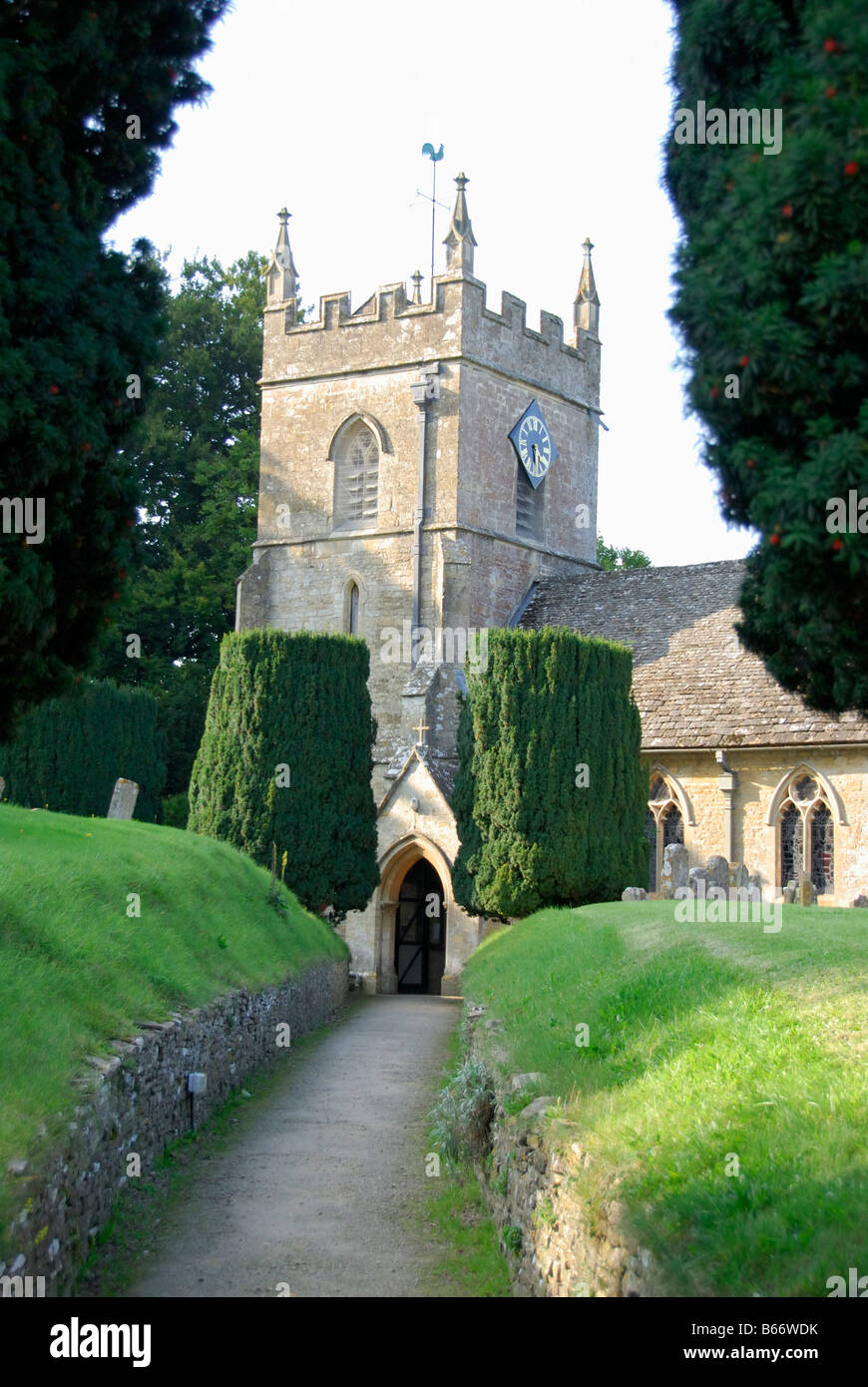 Upper slaughter church hi-res stock photography and images - Alamy