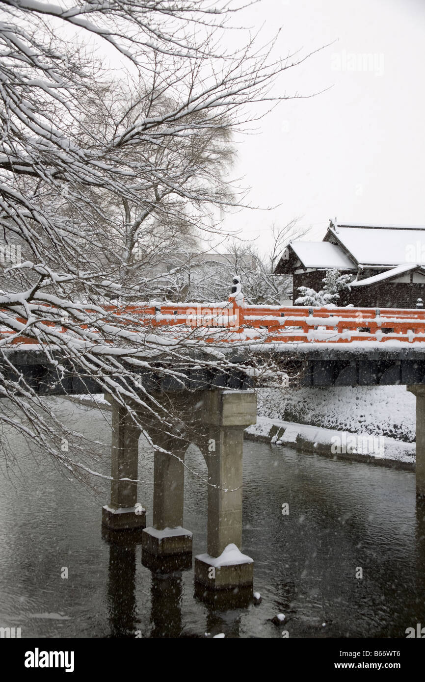 Takayama snow covered scene hi-res stock photography and images - Alamy
