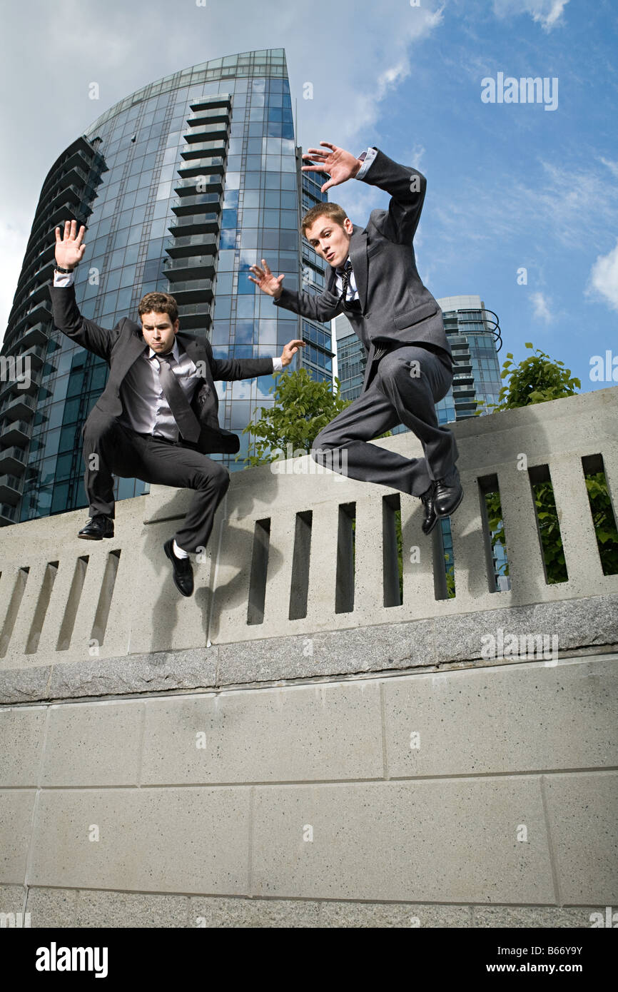 Office worker jumping hi-res stock photography and images - Alamy