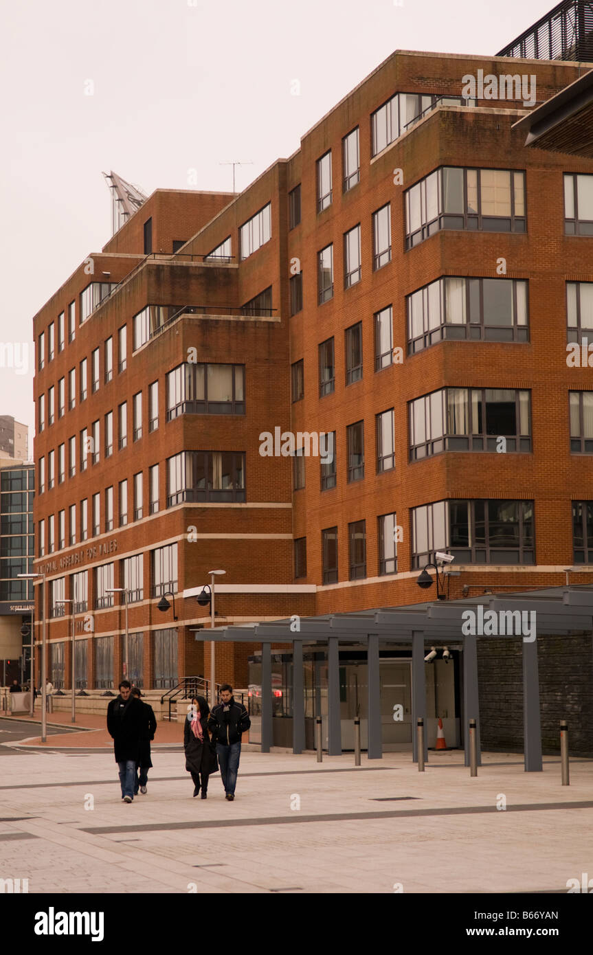 Ty Hywel The offices of the civil servants at the National Assembly of ...