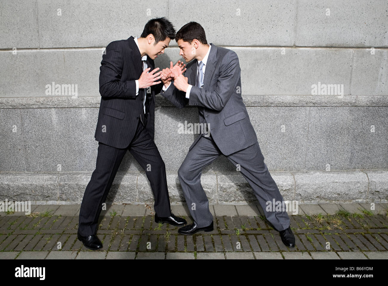 Two Men Fighting Street High Resolution Stock Photography and Images ...