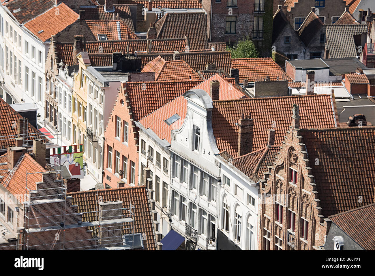 Aerial view of bruges hi-res stock photography and images - Alamy