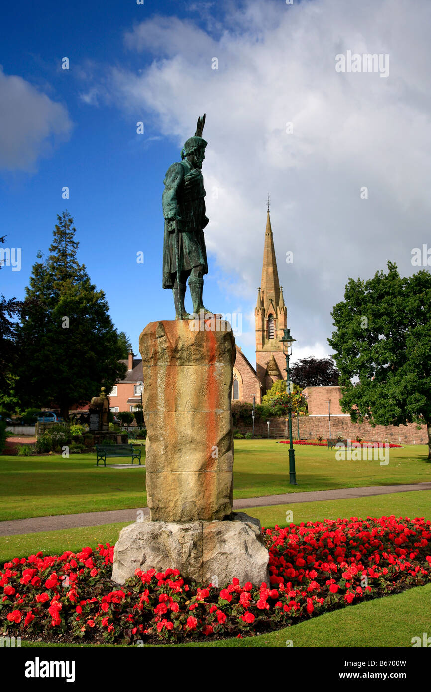 Bronze Statue of Donald Cameron of Lochiel Town Park Fort William ...