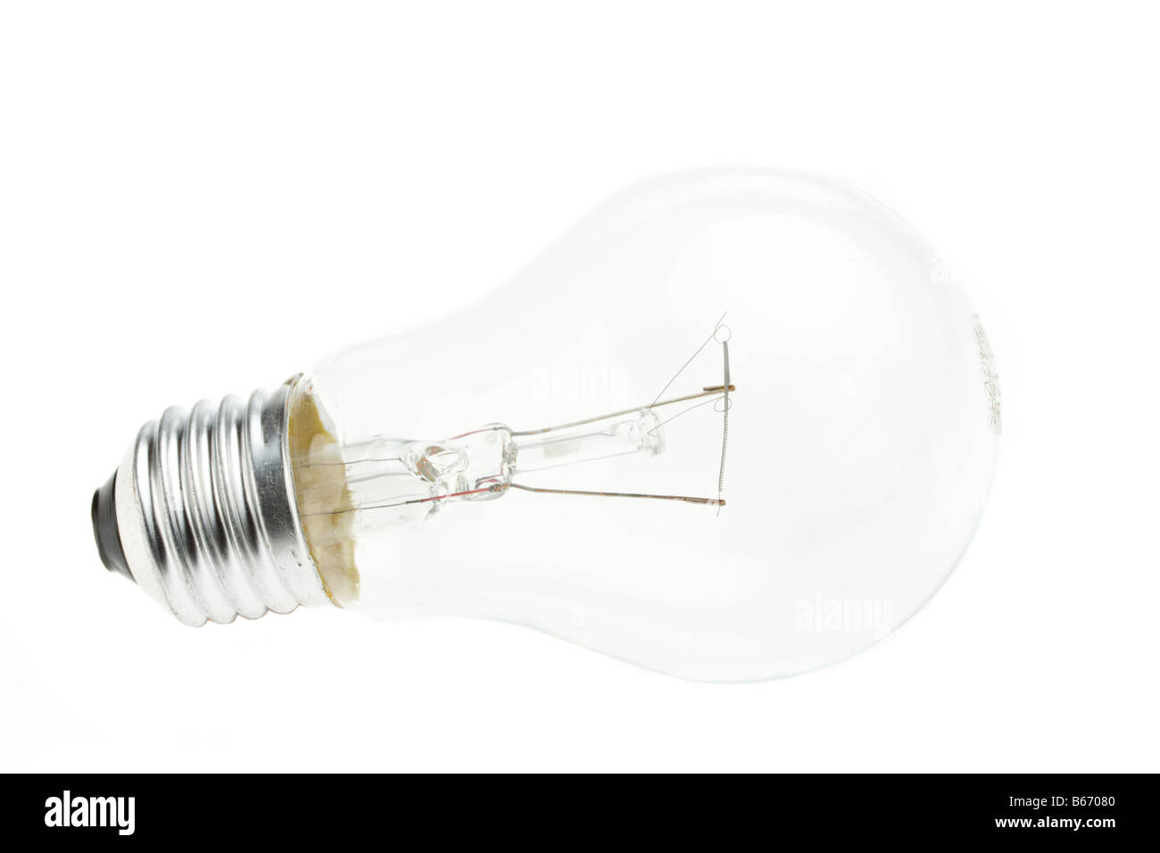 light bulb isolated on white background Stock Photo - Alamy