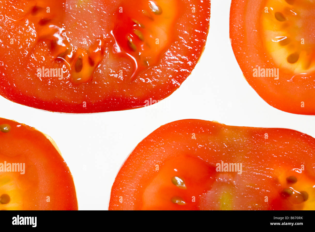 Slices of tomato Stock Photo - Alamy