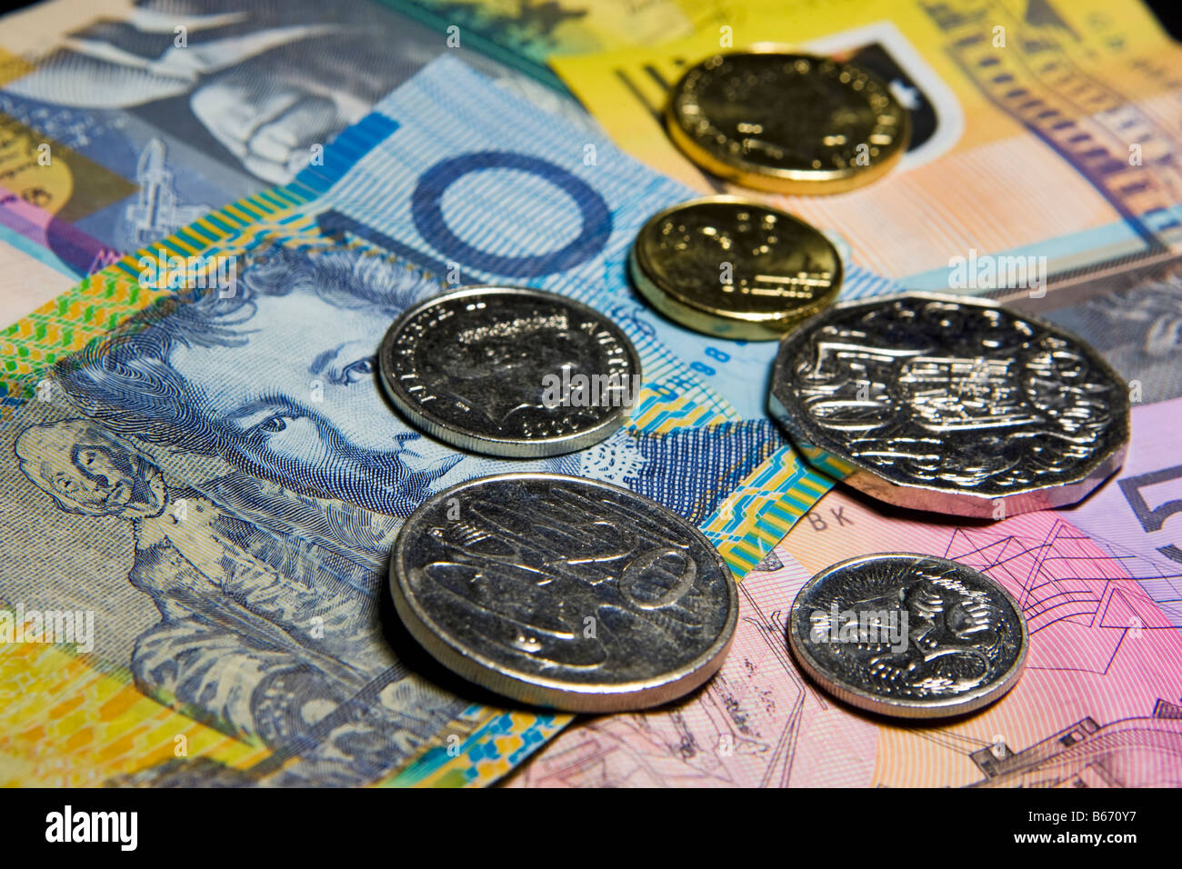 Australian money coins hi-res stock photography and images - Alamy