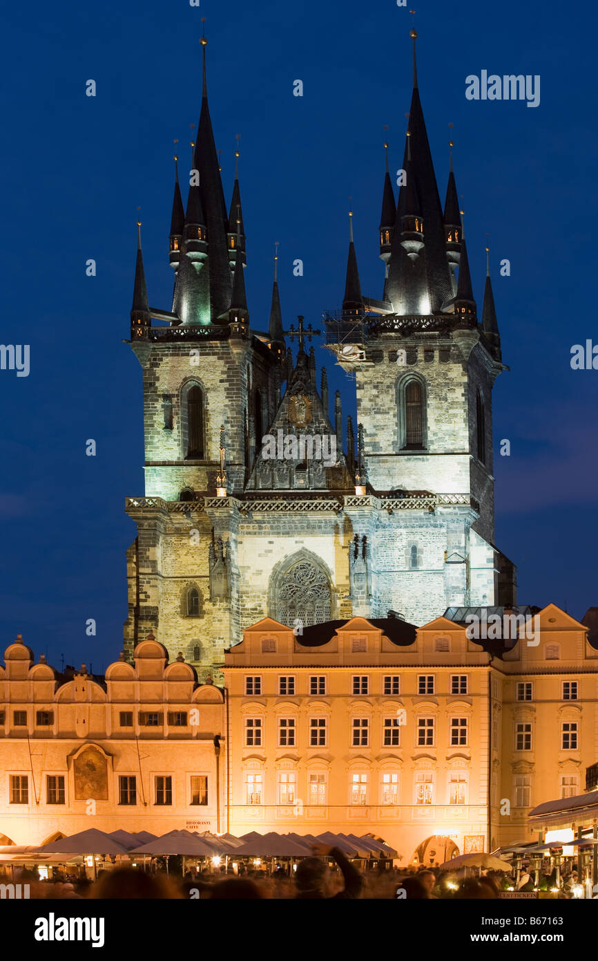 Tyn cathedral prague Stock Photo - Alamy