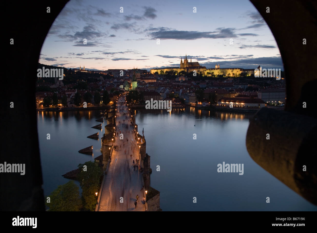 Charles bridge prague Stock Photo - Alamy