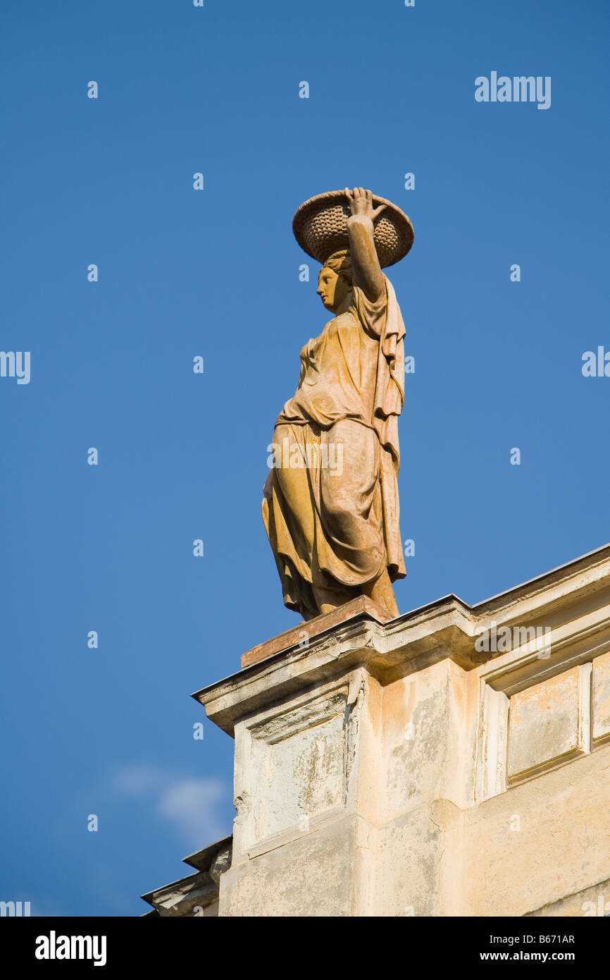 Baroque statue in brasov Stock Photo - Alamy