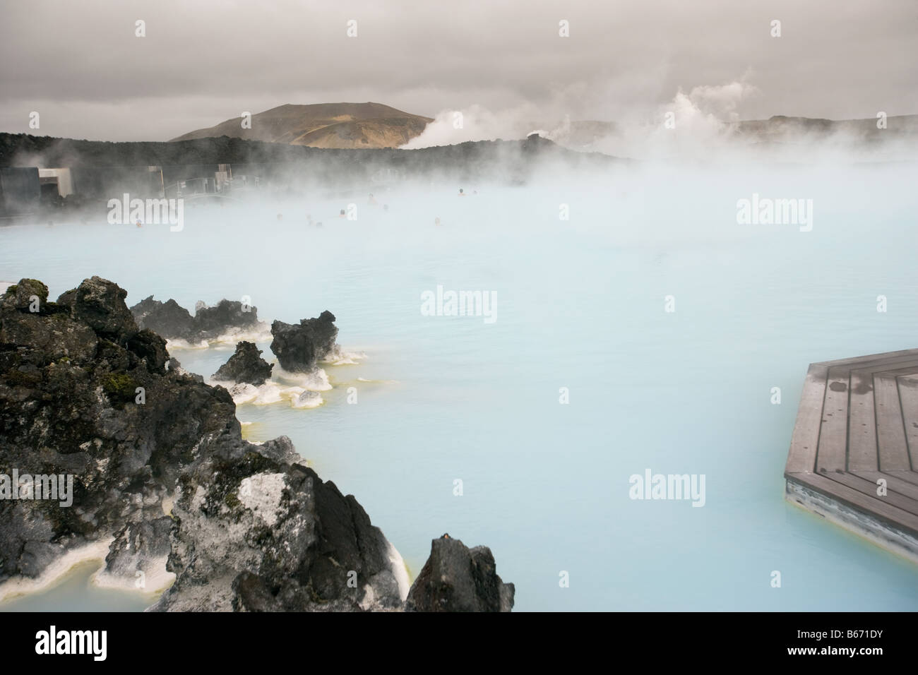 Blue lagoon geothermal hot springs Stock Photo - Alamy