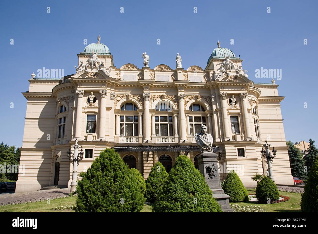 Juliusz slowacki theatre cracow Stock Photo - Alamy