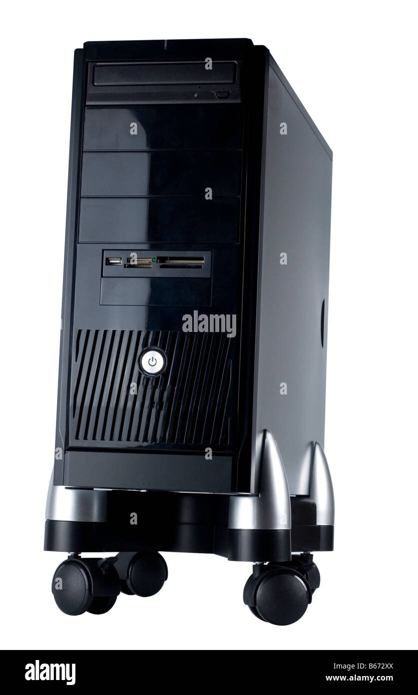 Black computer tower hi-res stock photography and images - Alamy