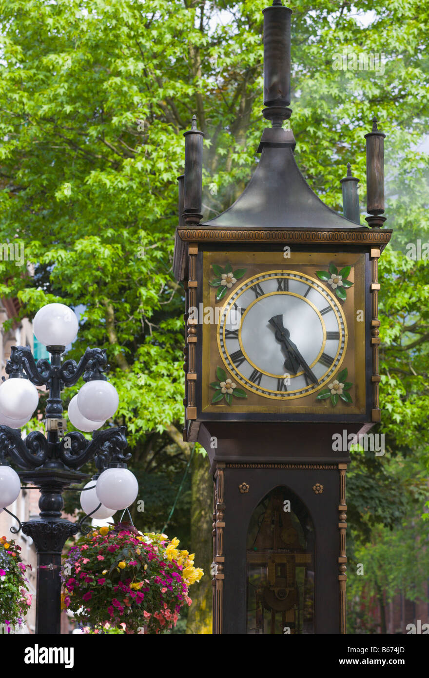Steam Clock "Gas Town" Vancouver "British Columbia" Canada Stock Photo ...