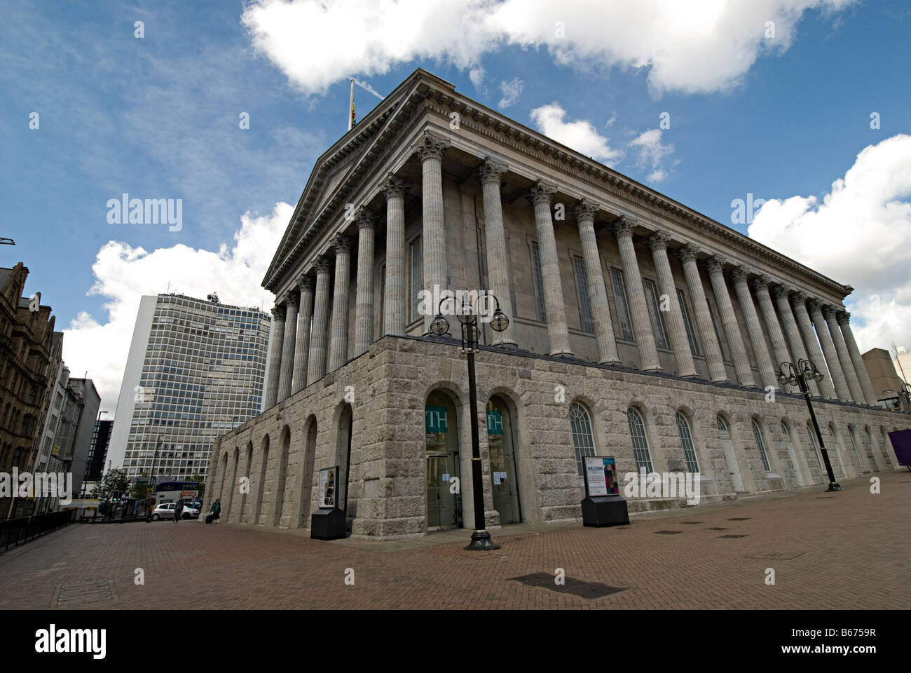 birmingham town hall concert venue Stock Photo - Alamy
