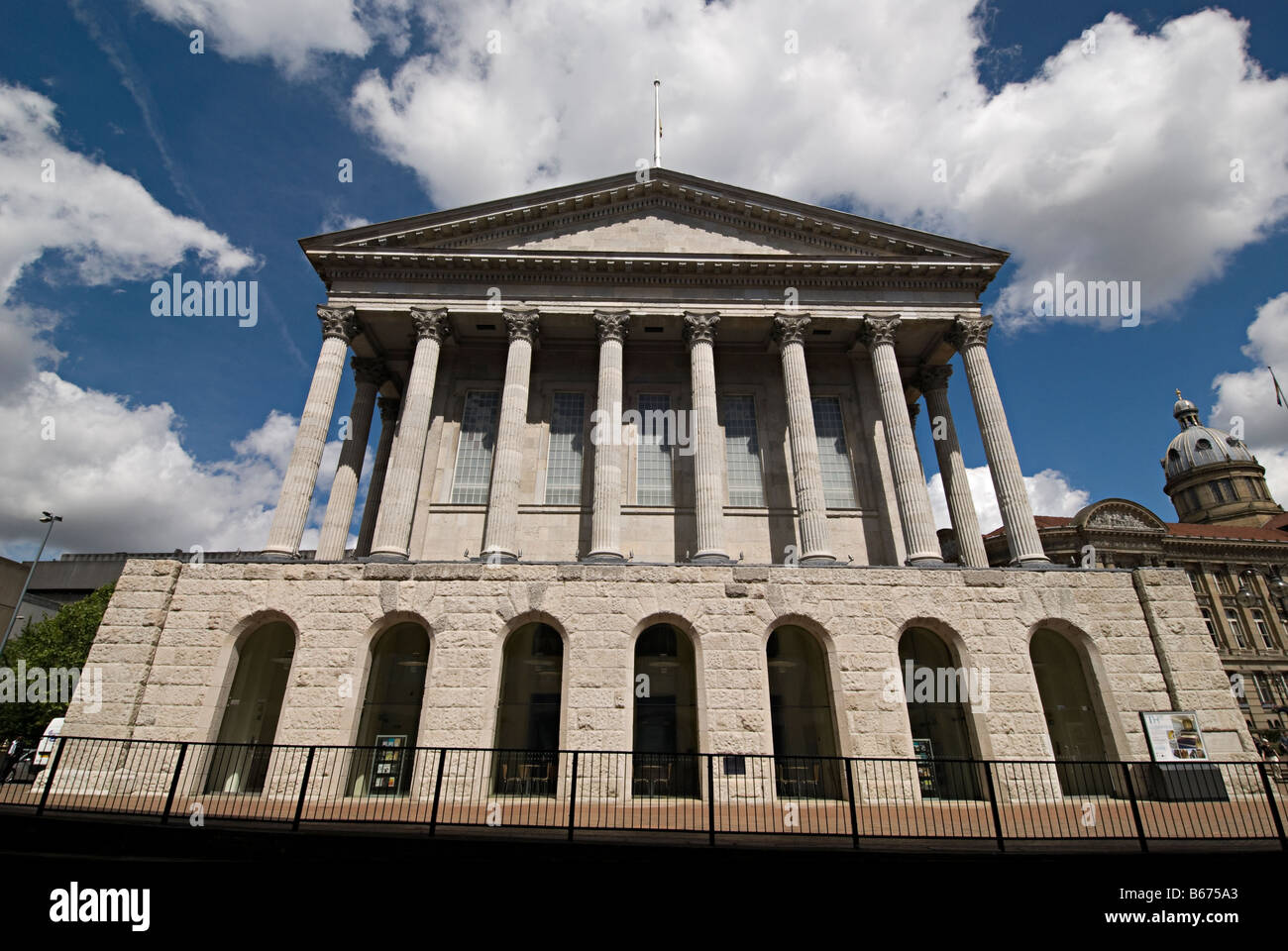birmingham town hall concert venue Stock Photo - Alamy