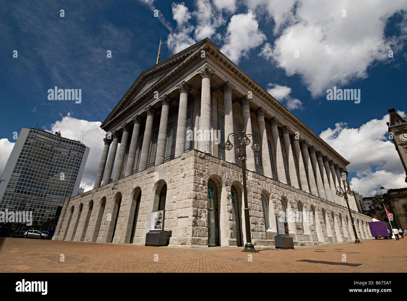 birmingham town hall concert venue Stock Photo - Alamy