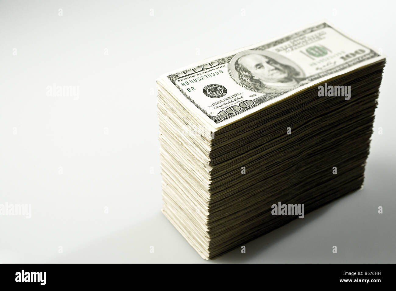 Stack of banknotes Stock Photo - Alamy