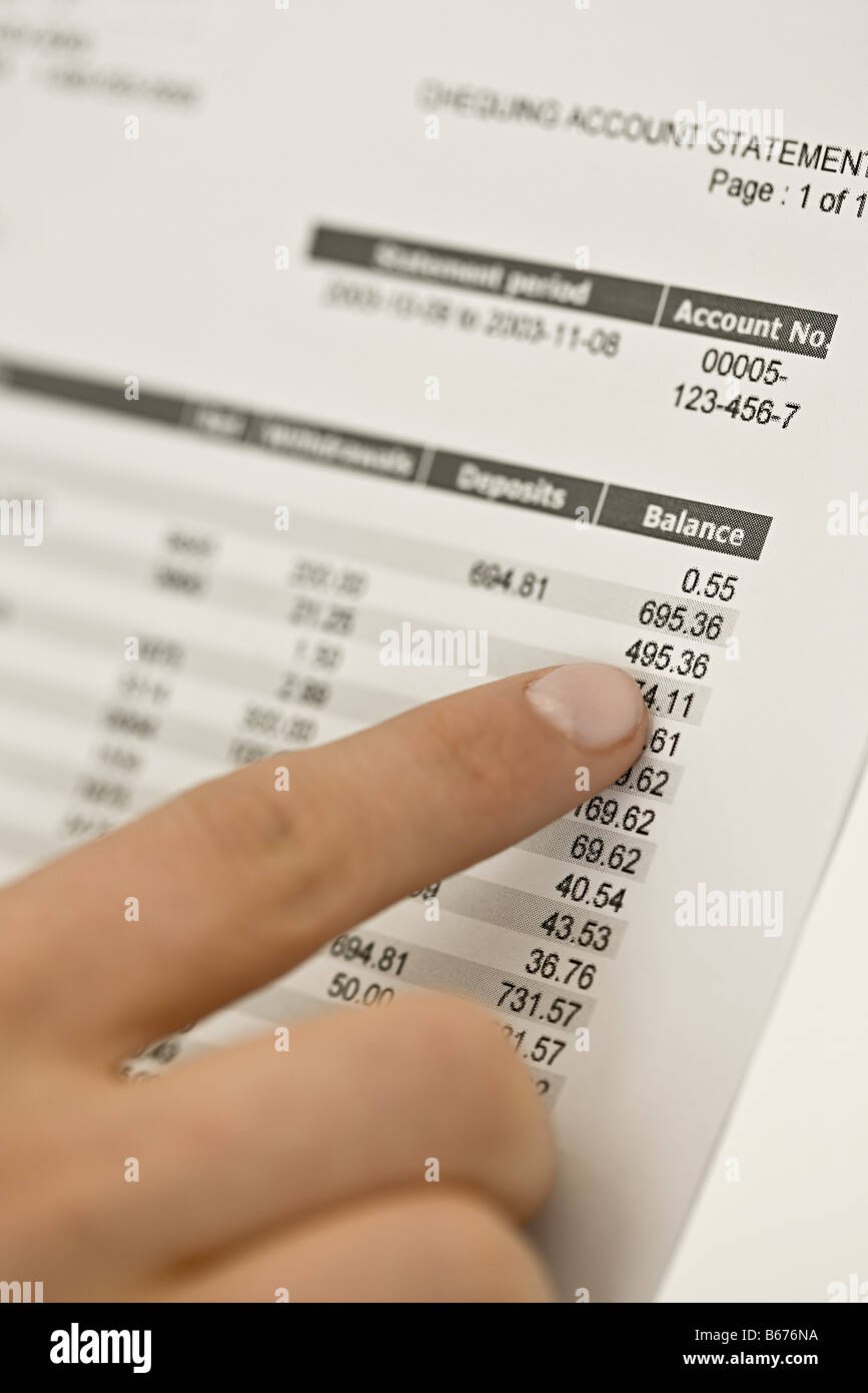 Bank statement word hi-res stock photography and images - Alamy