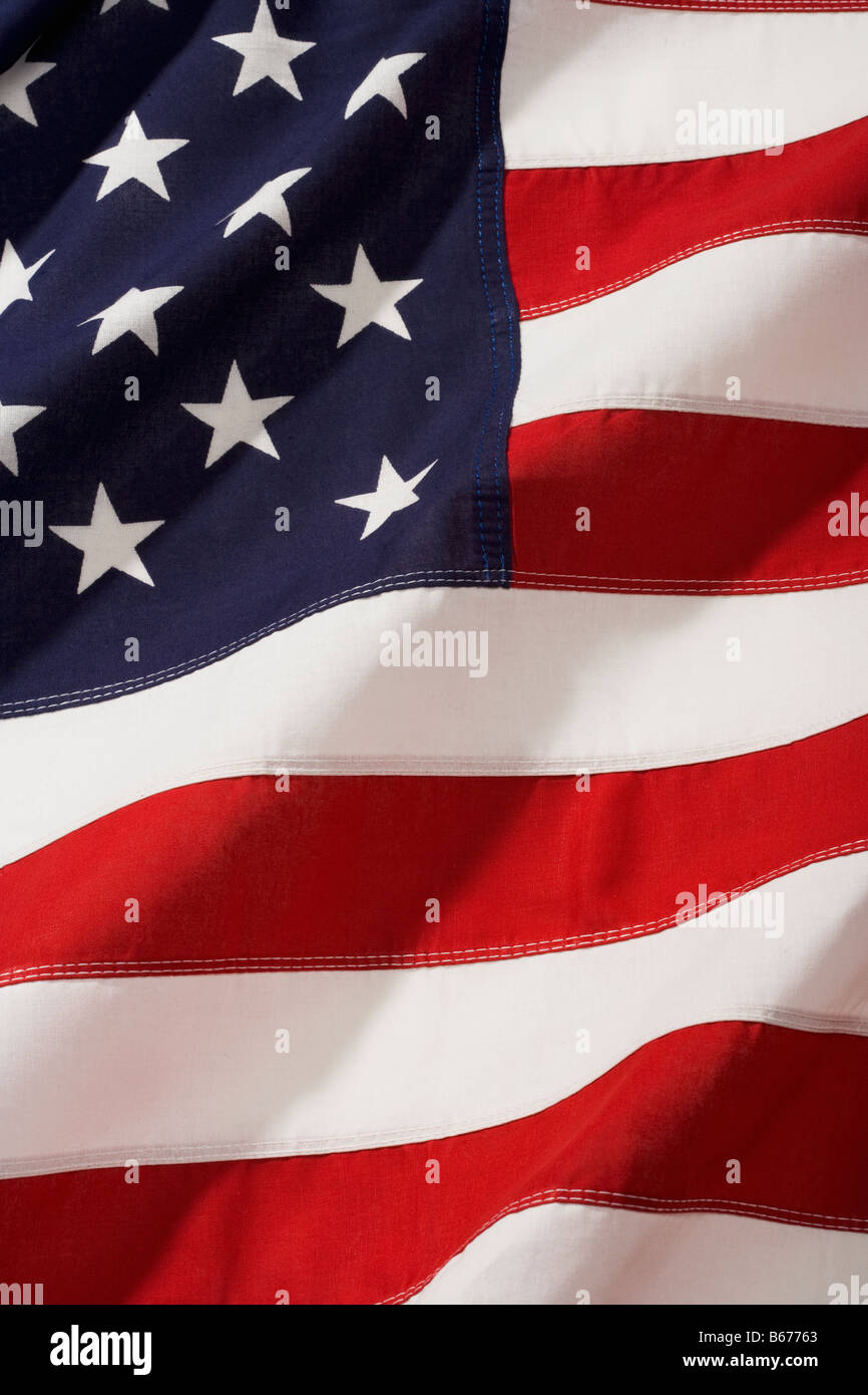American flag, close-up Stock Photo - Alamy