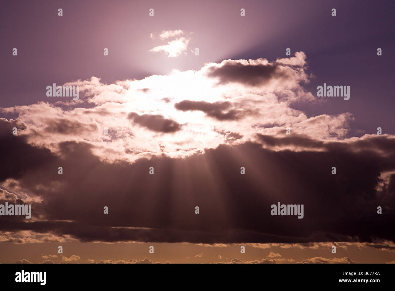 Through clouds hi-res stock photography and images - Alamy
