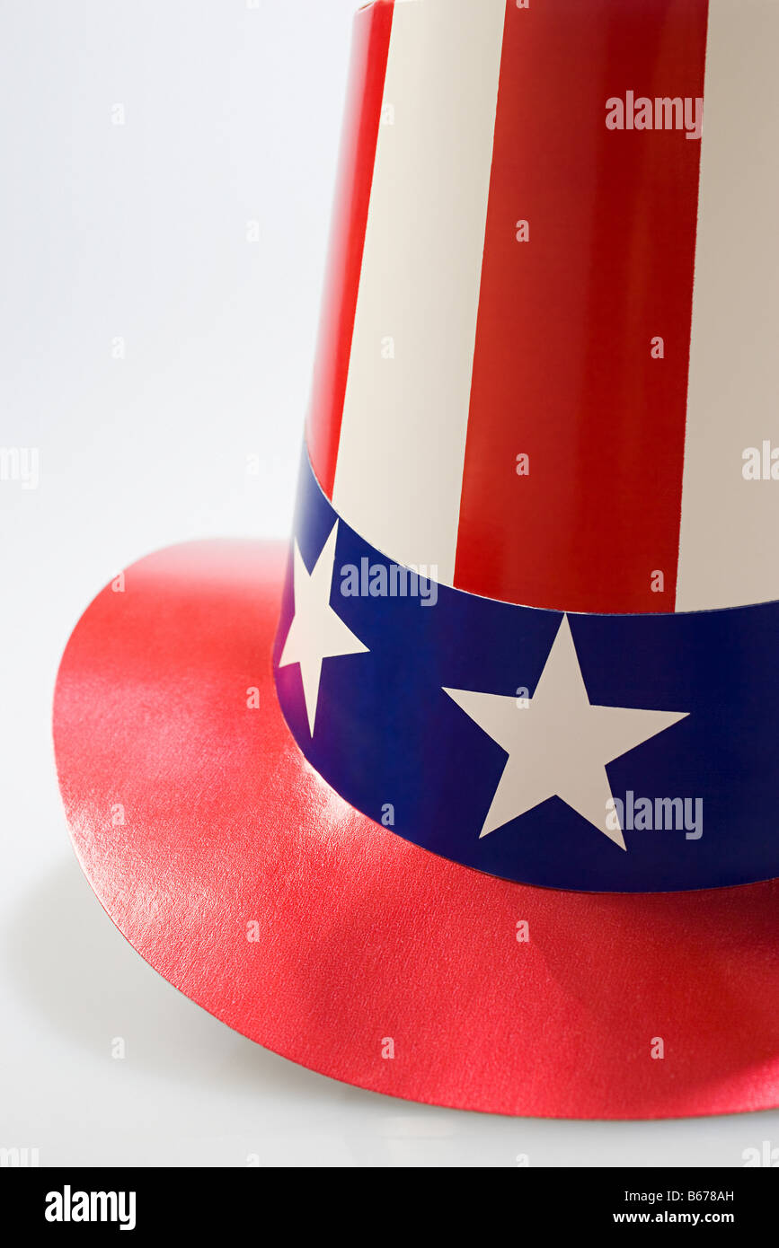 Independence day party hat Stock Photo - Alamy