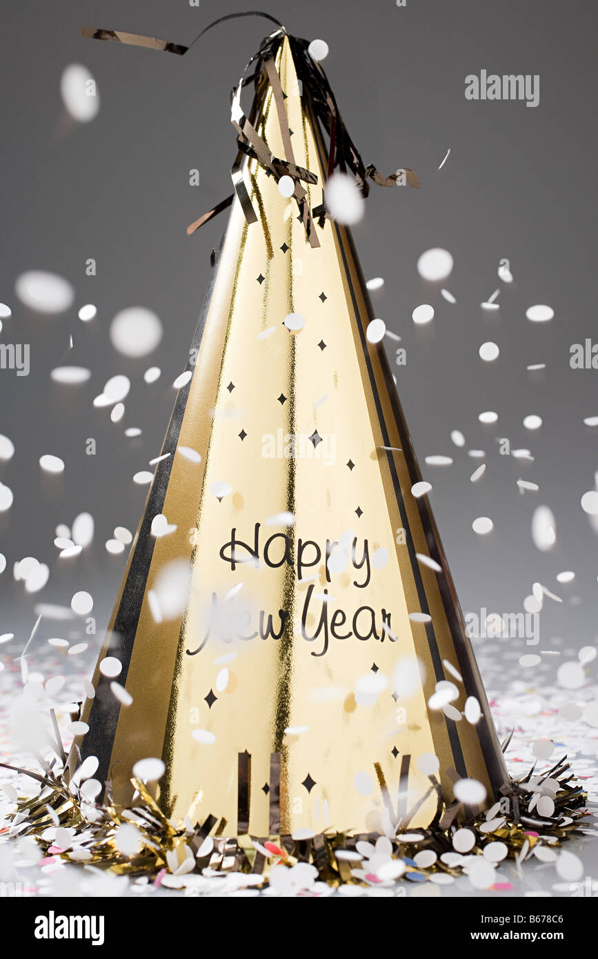 New years eve party hat Stock Photo - Alamy