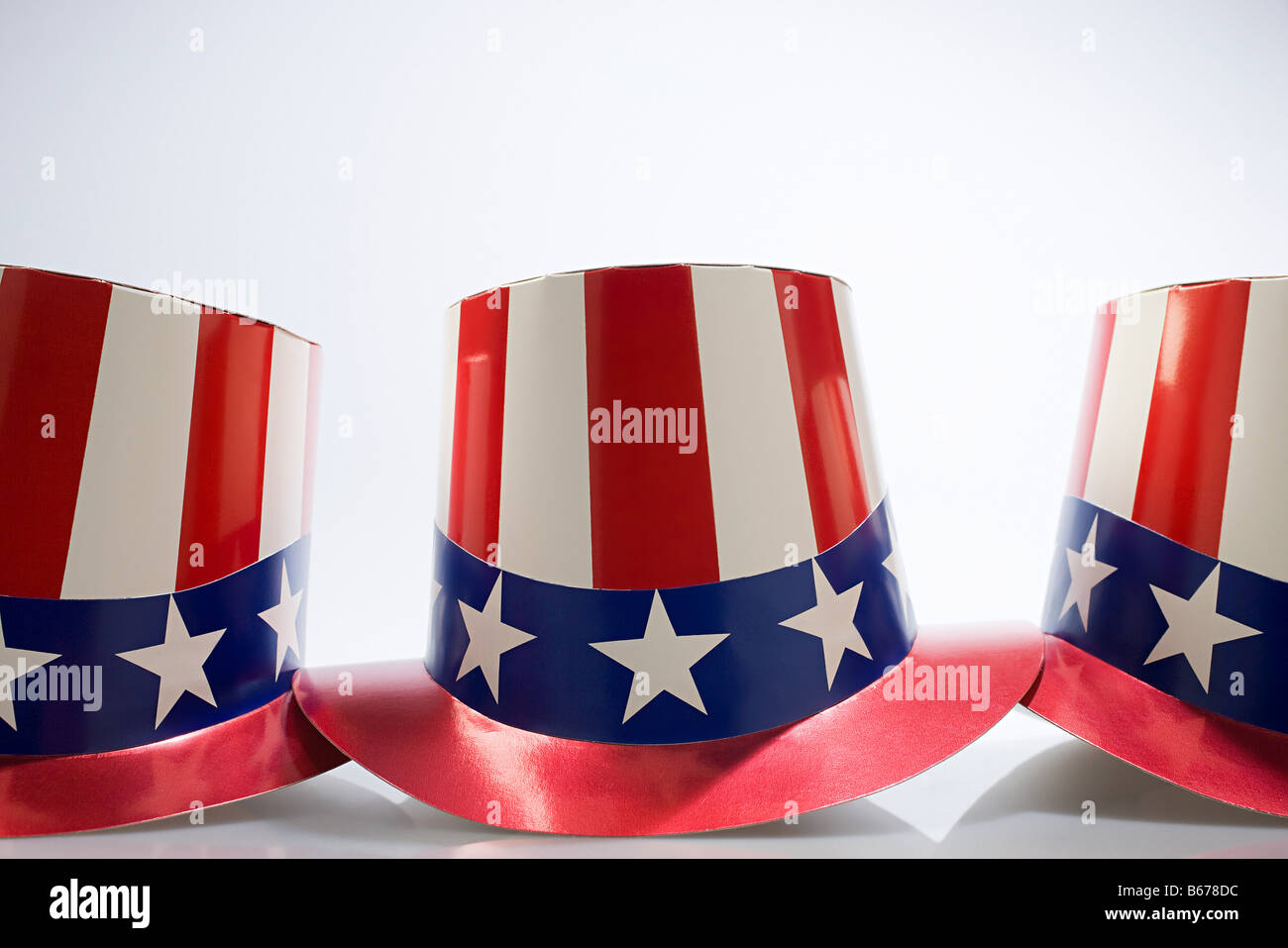 Independence day party hats Stock Photo - Alamy