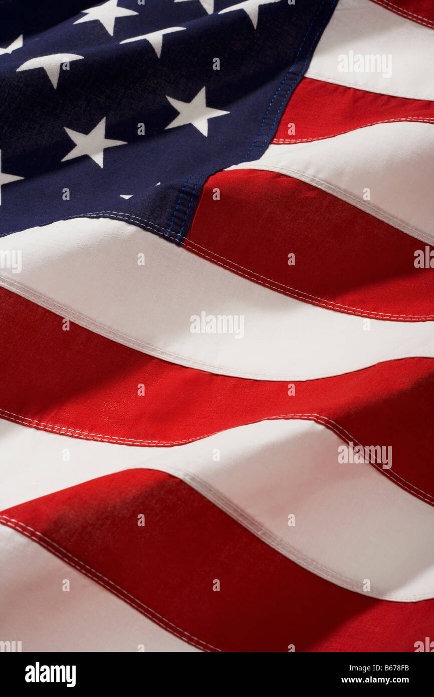 American flag, close-up Stock Photo - Alamy