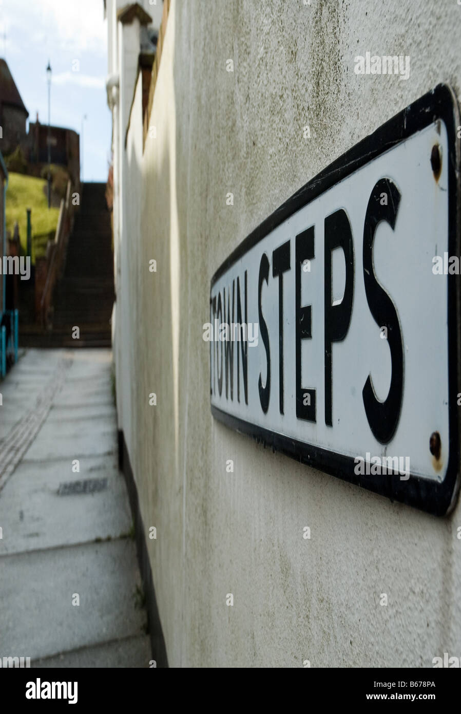 Town steps hi-res stock photography and images - Alamy