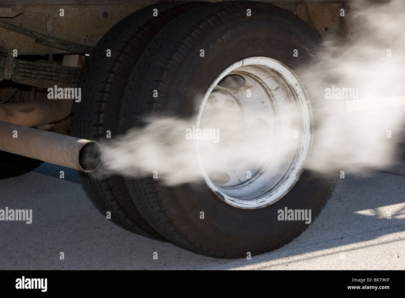 Truck exhaust hi-res stock photography and images - Alamy