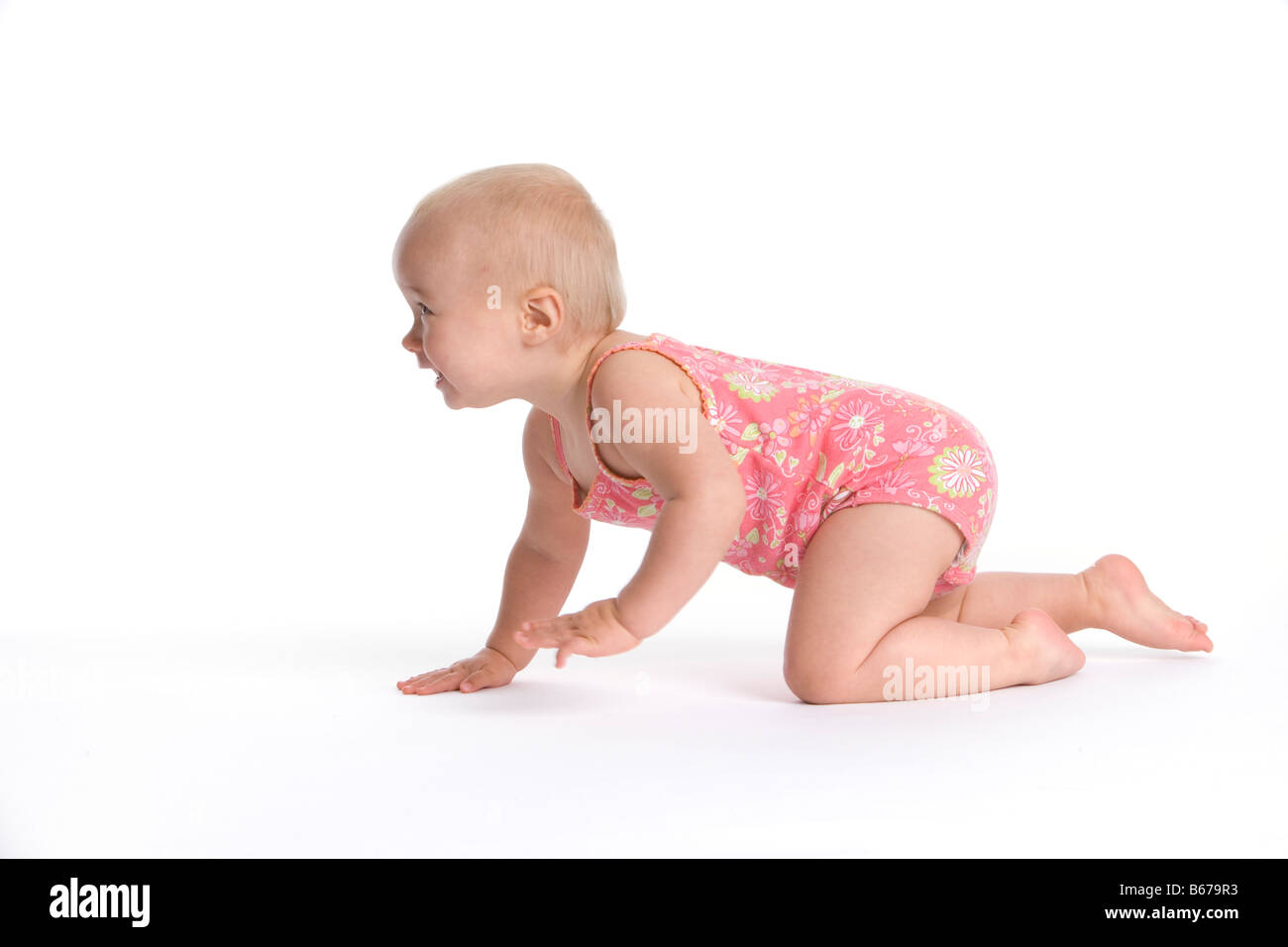 Baby cut out crawling hi-res stock photography and images - Alamy