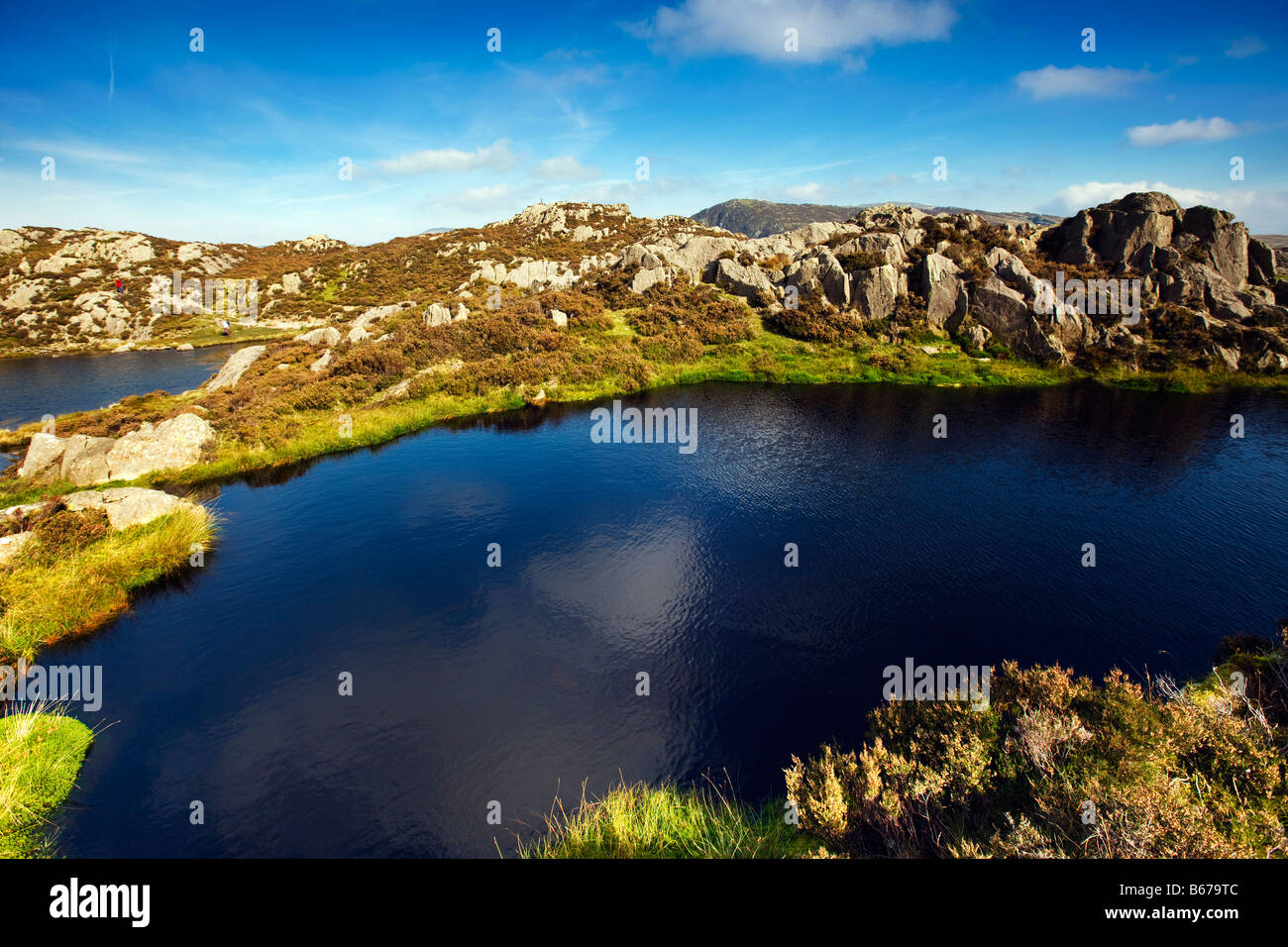 Innominate Tarn On Haystacks Mountain Summit High Above Buttermere Lake ...
