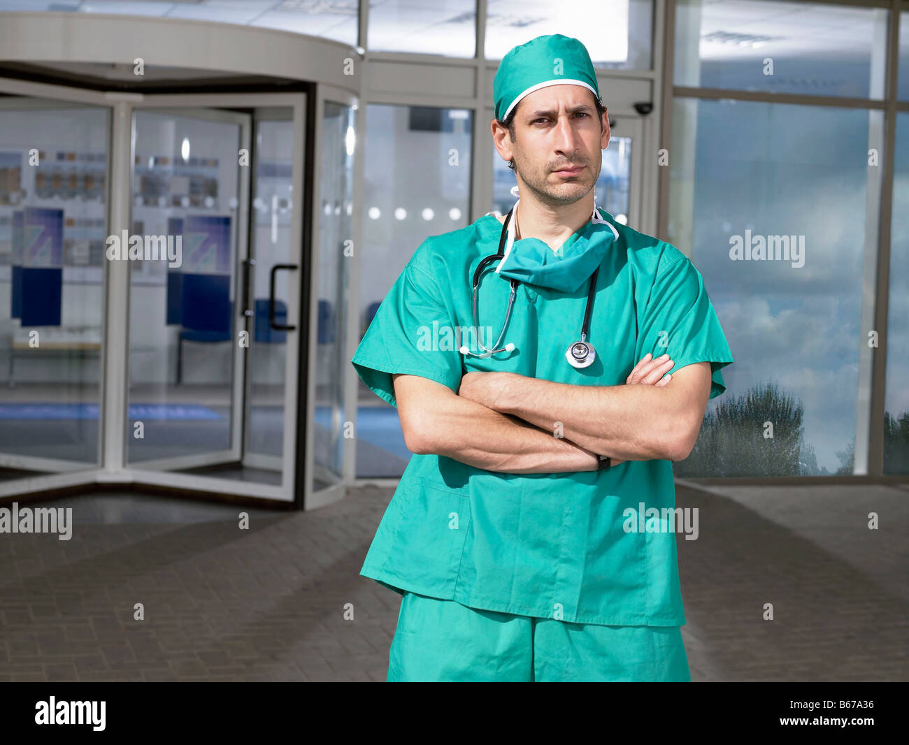 Portrait of doctor Stock Photo - Alamy