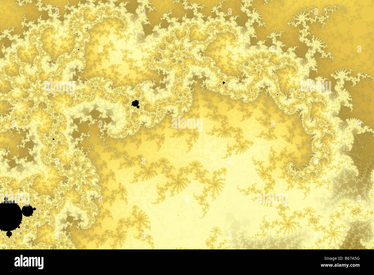 Gold Canopy: A simple gold fractal canopy. One of my 8 images tagged ...