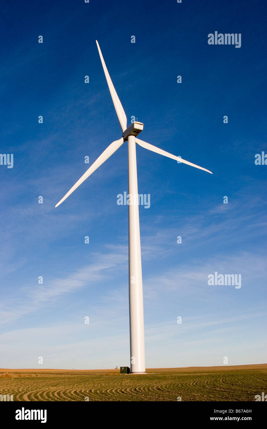 Wind turbine, renewable energy, Colorado state, USA Stock Photo - Alamy