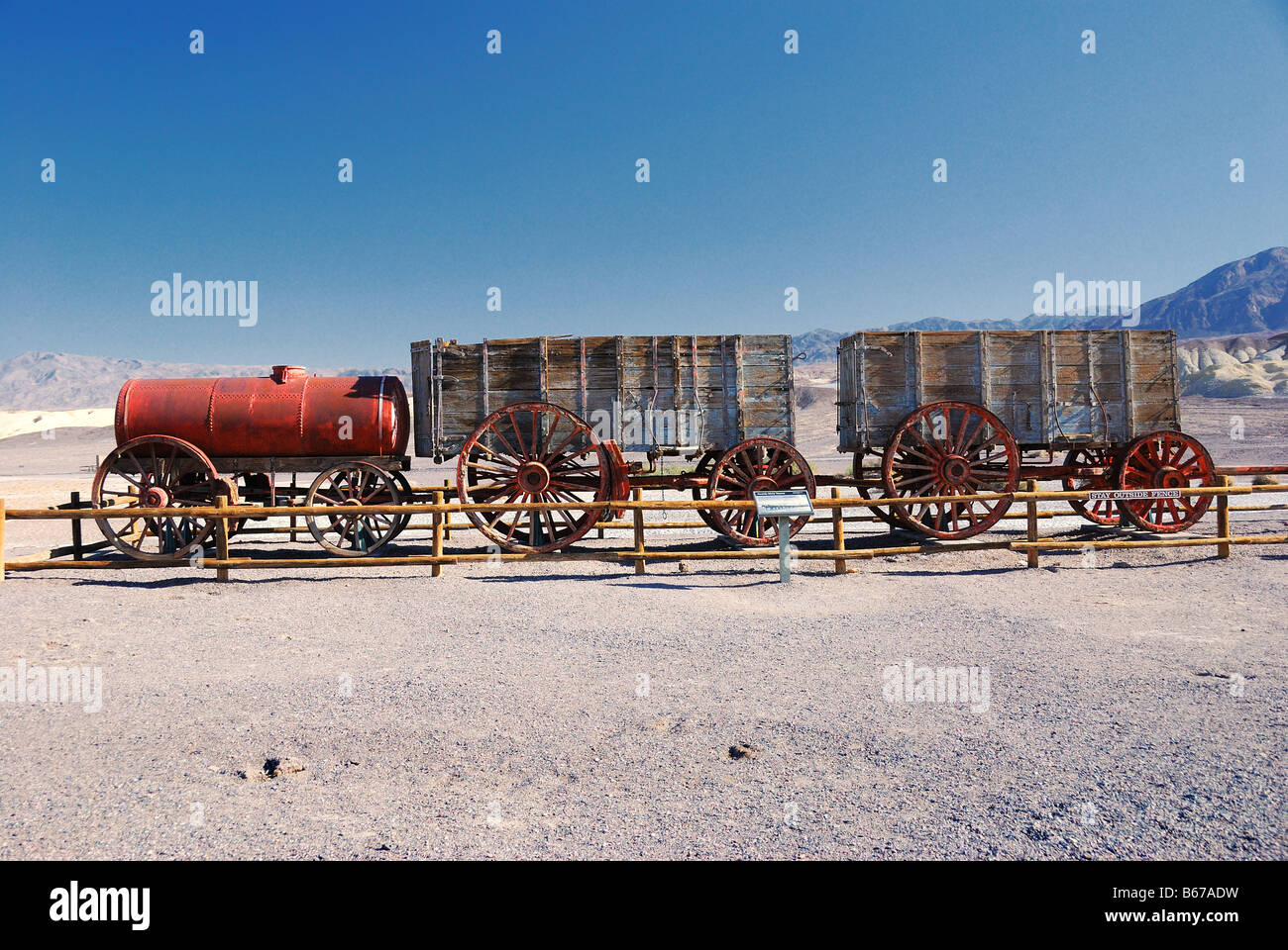 Mule Team Wagon Stock Photo - Alamy