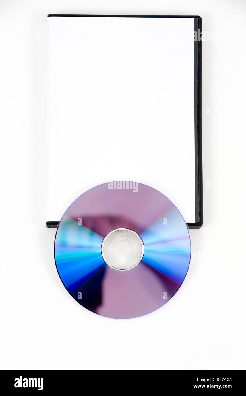 Blank DVD on a case Stock Photo - Alamy