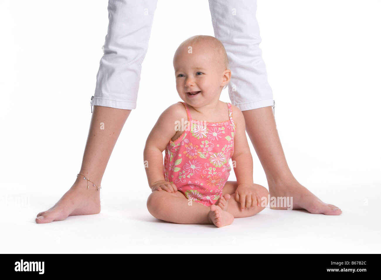 Hand and baby foot Cut Out Stock Images & Pictures - Alamy