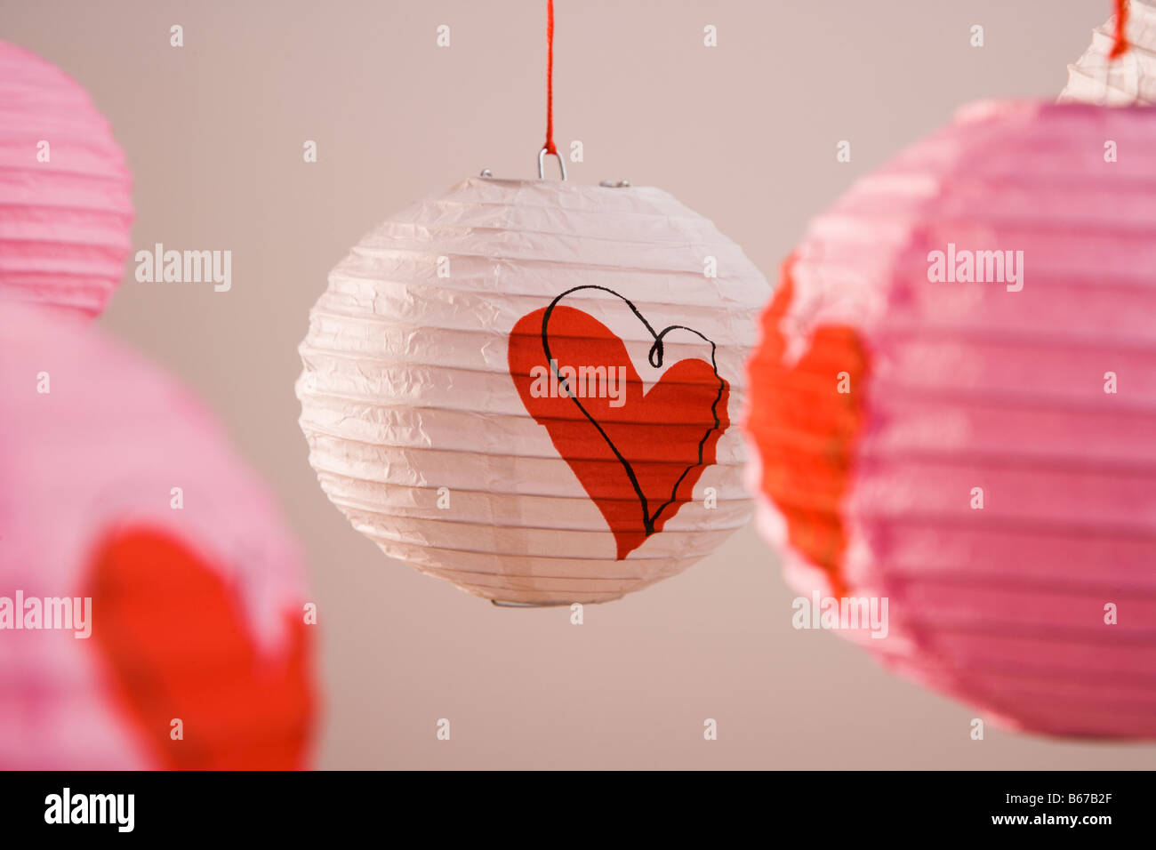 Four paper lanterns hi-res stock photography and images - Alamy