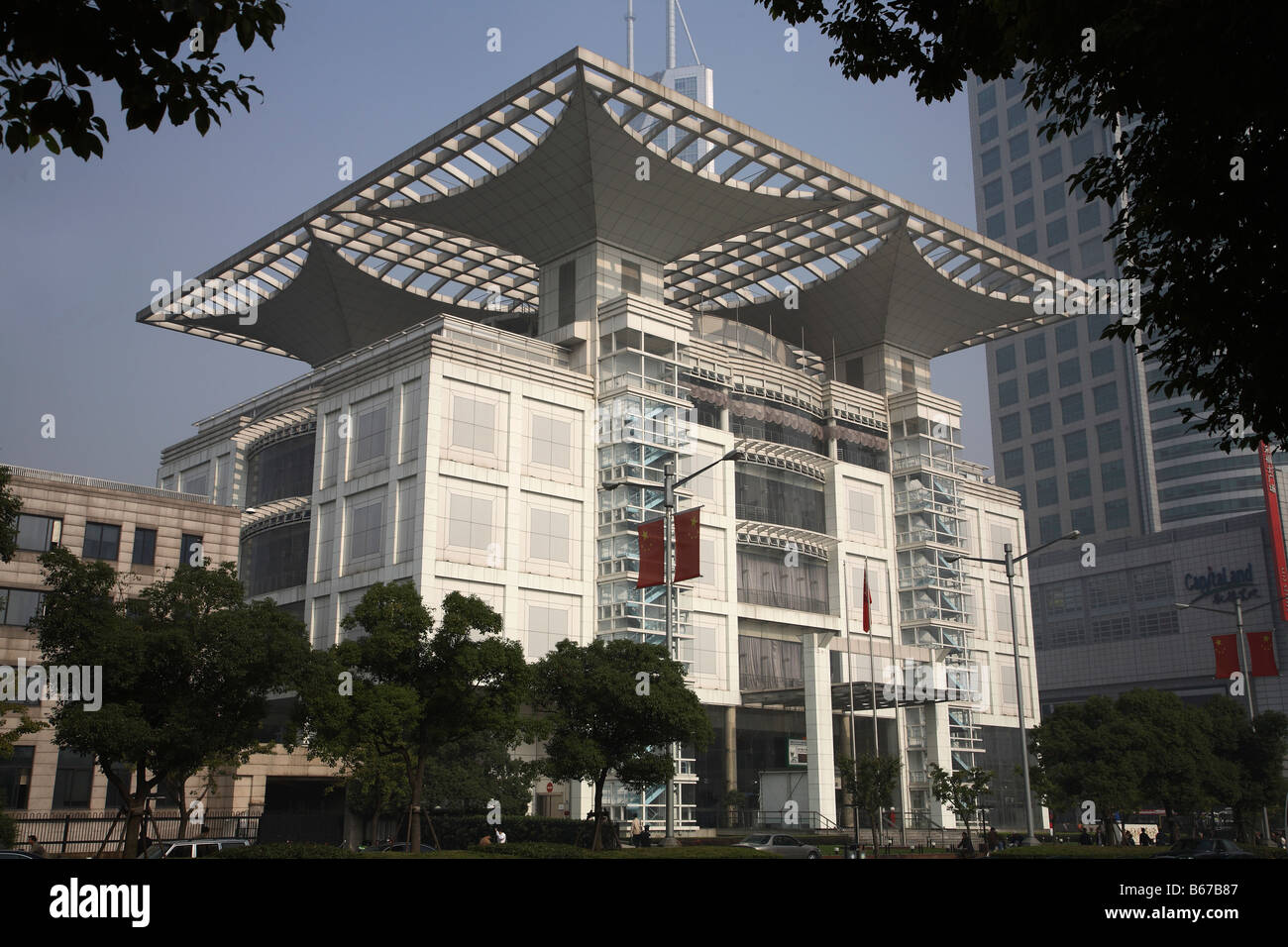 China Shanghai Renmin Square Urban Planning Centre Stock Photo - Alamy