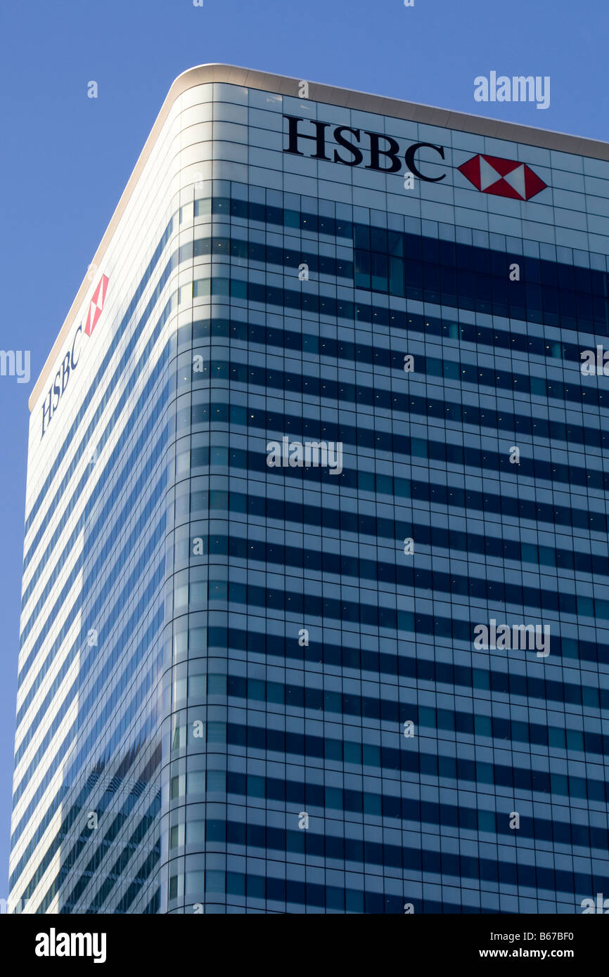 HSBC 8 Canada Square Canary Wharf London Stock Photo - Alamy