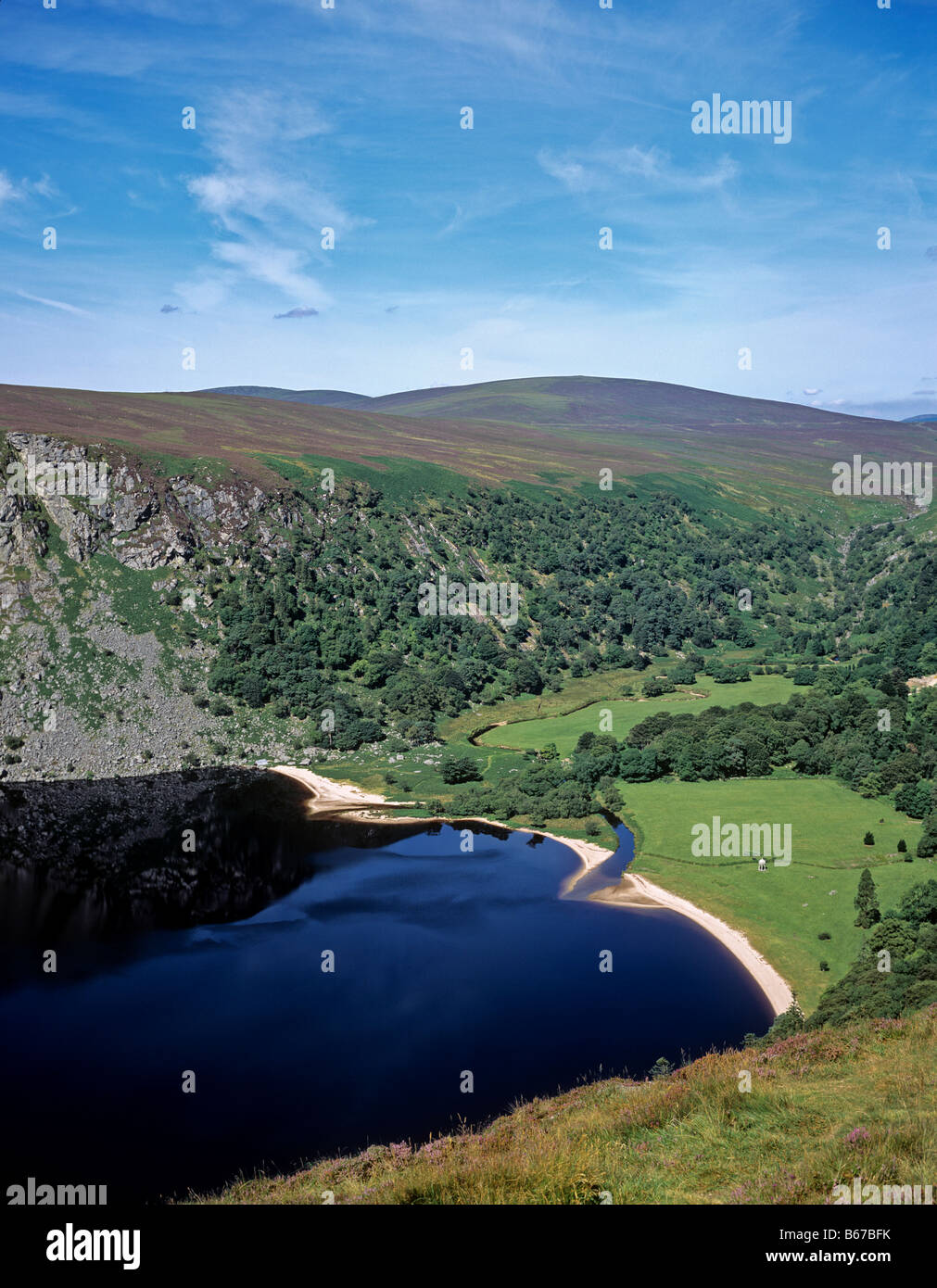 1662 Wicklow Mountains LoughTay from Sally Gap Co Wicklow Republic of ...
