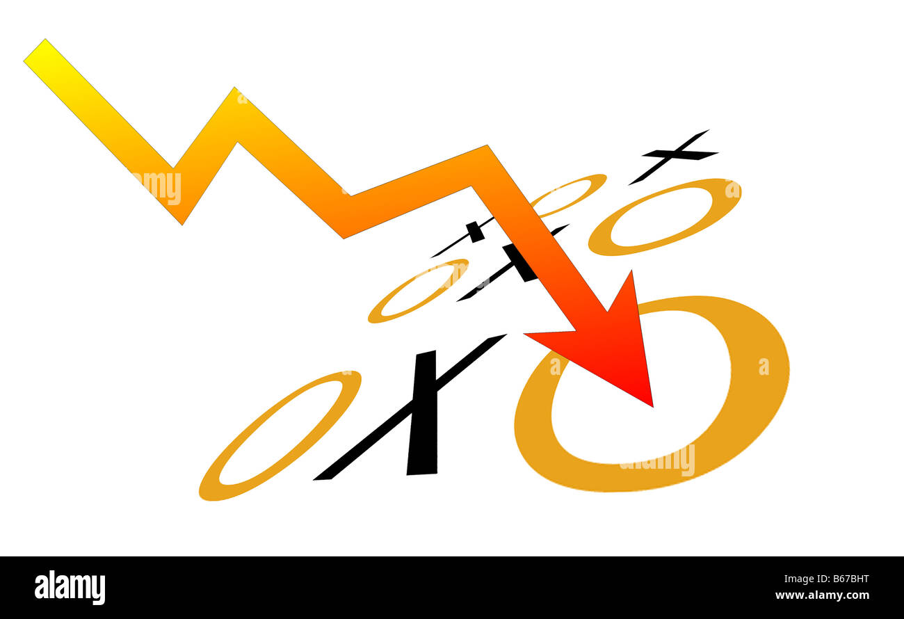 The schematic image of the diagramme which specifies in a zero Stock ...