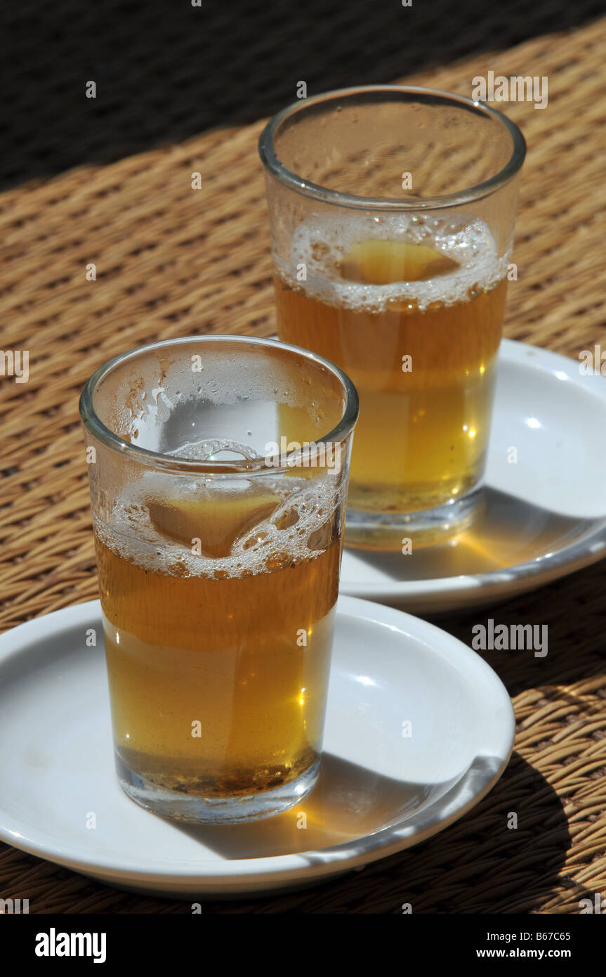 Sweet Moroccan Tea Stock Photo - Alamy